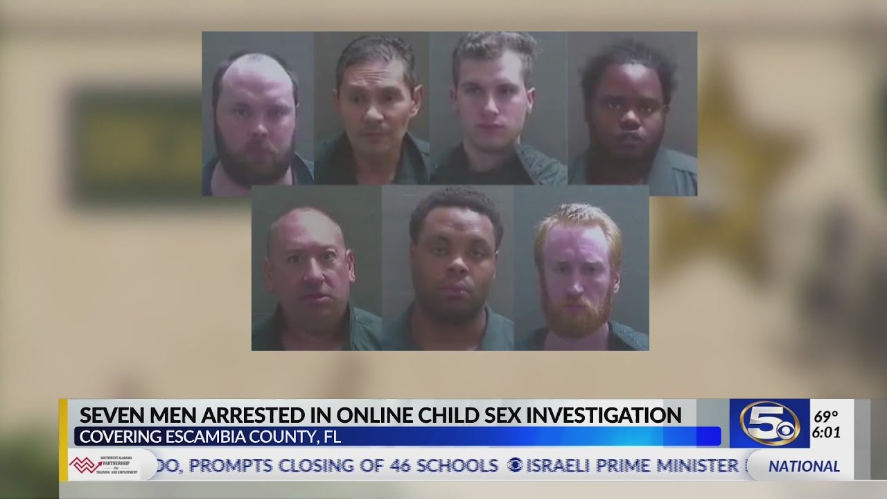 7 men arrested in ECSO undercover child sex investigation - YouTube