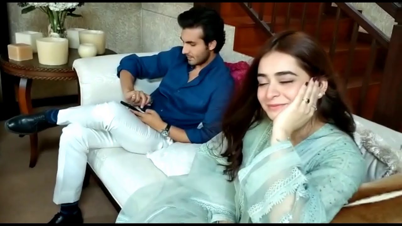 ARYdrama nand BTS 4 Actor AijazAslam MinalKhan Javeria saud FaizaHasan ...