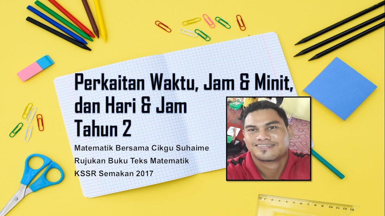 Perkaitan Waktu, Jam dan Minit, dan Hari dan Jam, Tahun 2 - YouTube