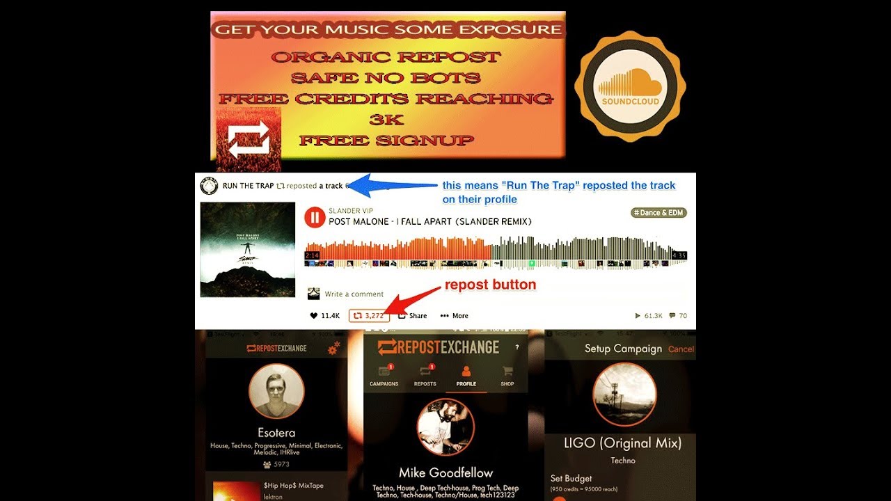 How to get More Plays And Repost On Soundcloud With Repost Exchange ...