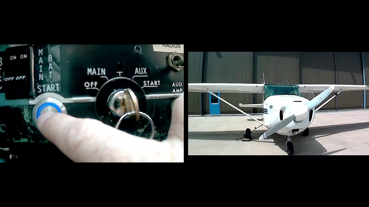 Corsair Experimental Cessna 172 V8 Push Button Start. - YouTube