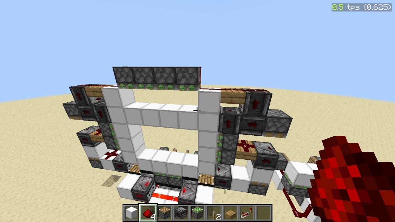 Trying 4x4 methods in Minecraft - YouTube