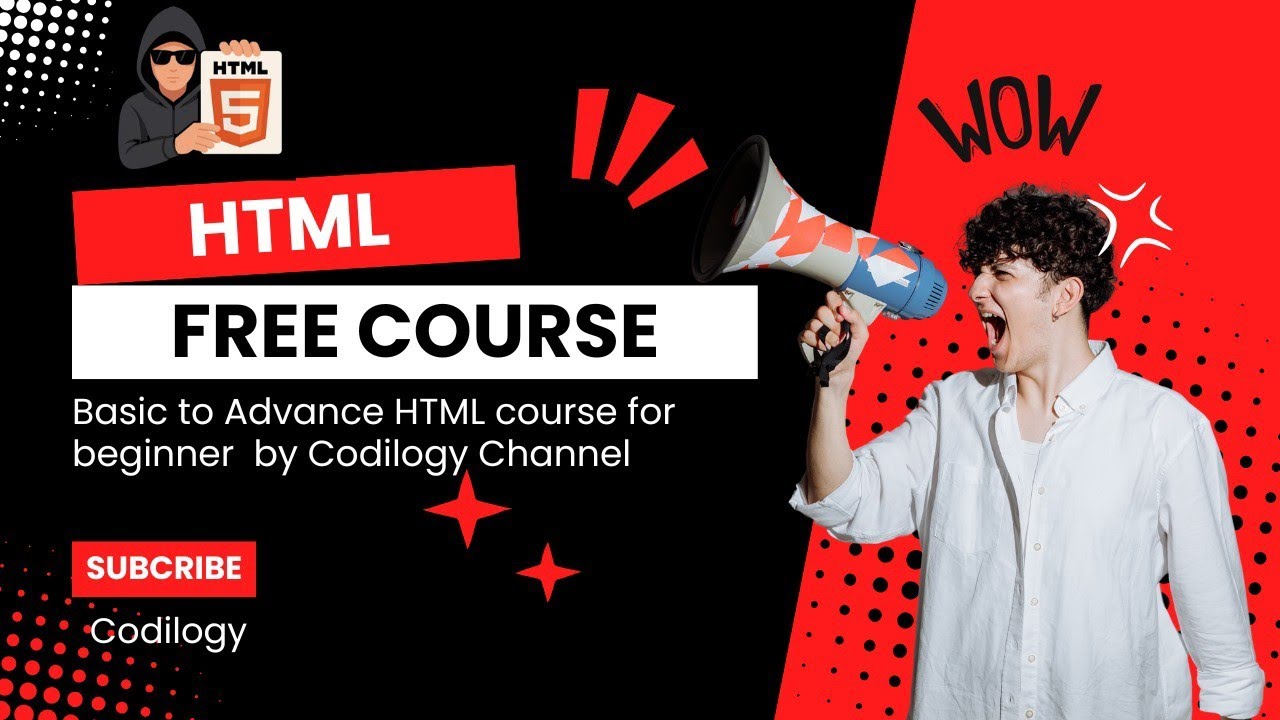 Html Full Course For Beginners π Learn Html From Scratch For Free