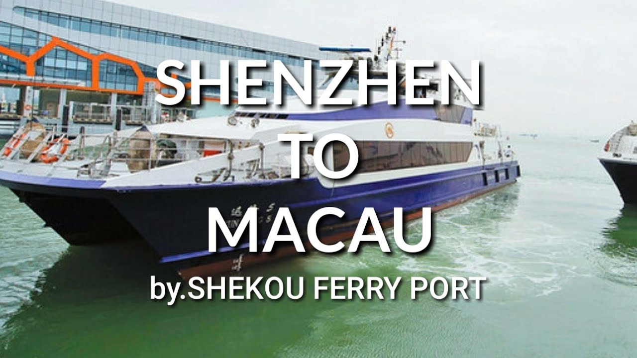 Dari Shenzhen ke Macau dengan Ferry #liburankemacau #liburankechina #liburankeshenzhen # ...