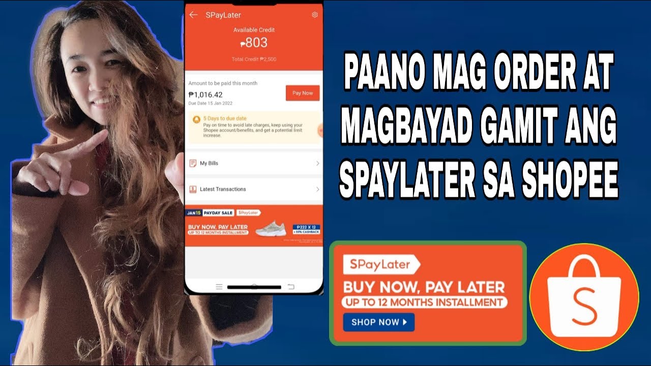 HOW TO PAY SPAYLATER / HOW TO BUY NOW PAY LATER IN SHOPEE STEP BY STEP ...
