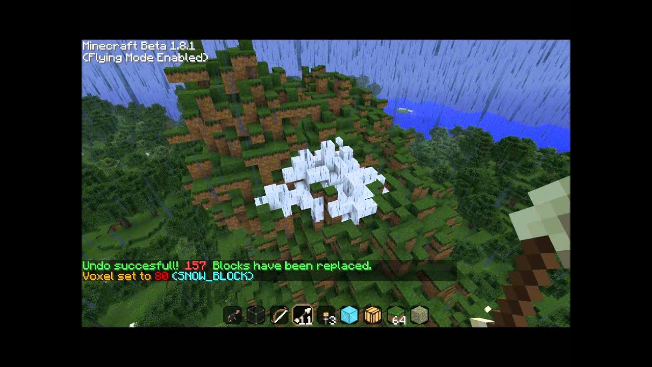 HOW TO Minecraft - Voxel Sniper - Blob Brush Tutorial - YouTube