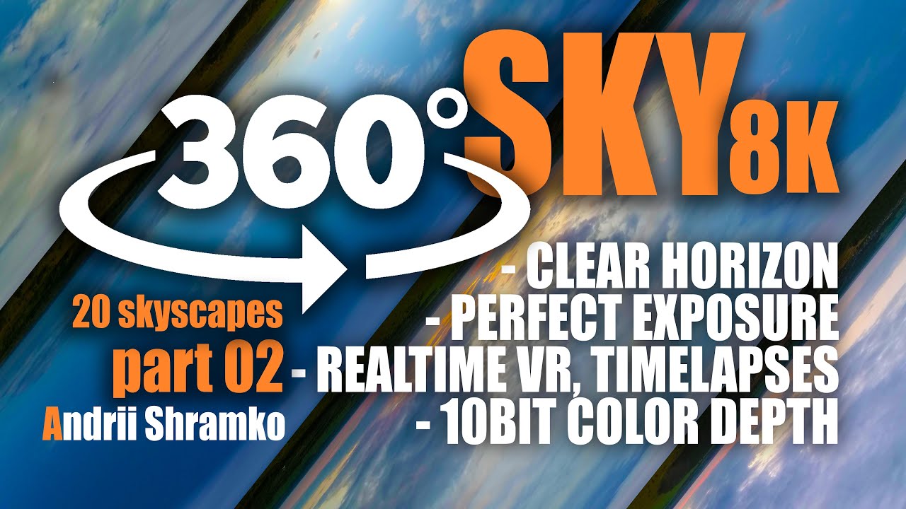 The best 360 VR Sky collection for Sky replacement in VR 360 drone ...