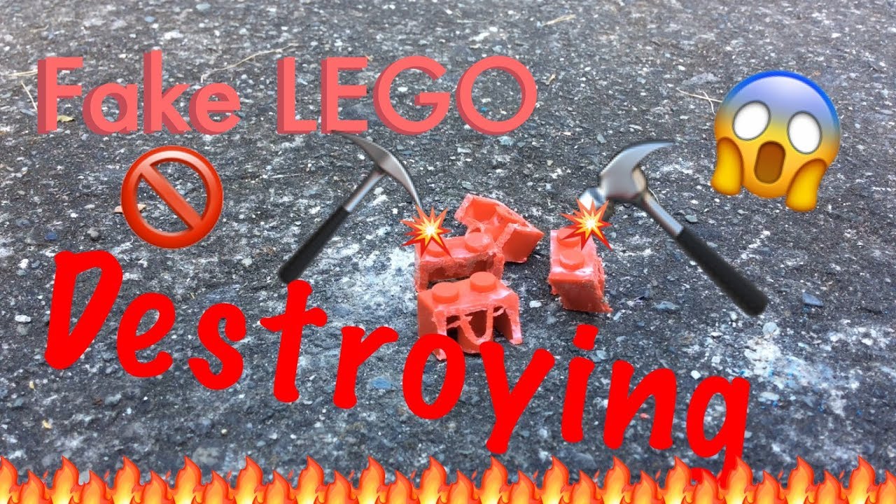 DESTROYING FAKE LEGO!!! - YouTube