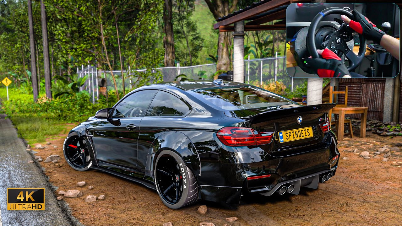 1000HP BMW M4 F80 - Forza Horizon 5 | Steering Wheel Gameplay 4K - YouTube