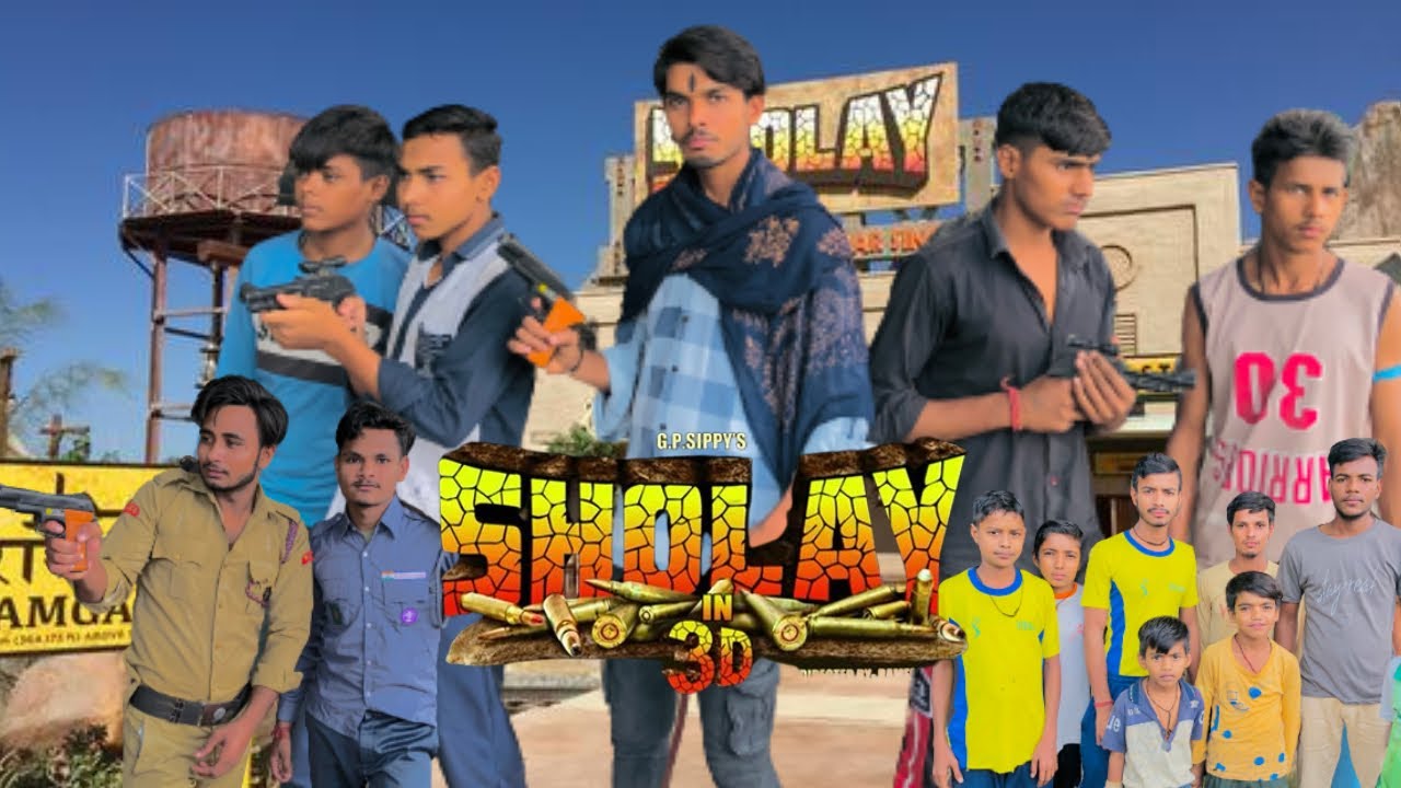 SHOLAY !! Gaam me aaya Gabbar!! kitne Aadmi the Sholay dialogue ...