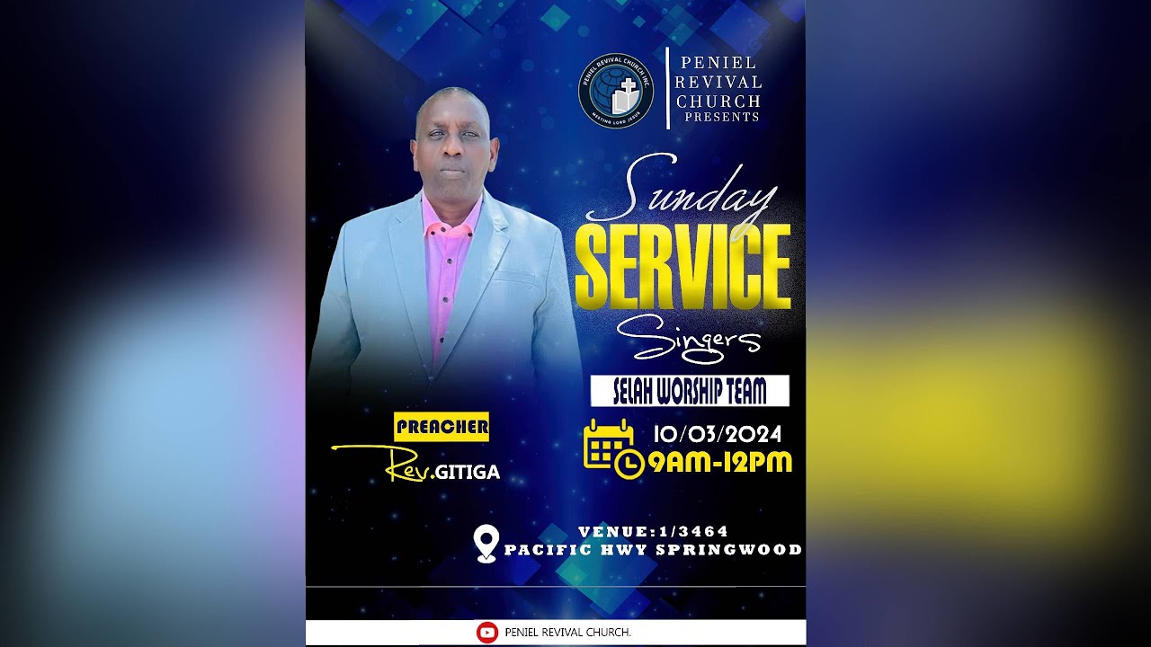 PENIEL REVIVAL CHURCH - SUNDAY SERVICE WITH REV. GITIGA - 10/03/2024 ...