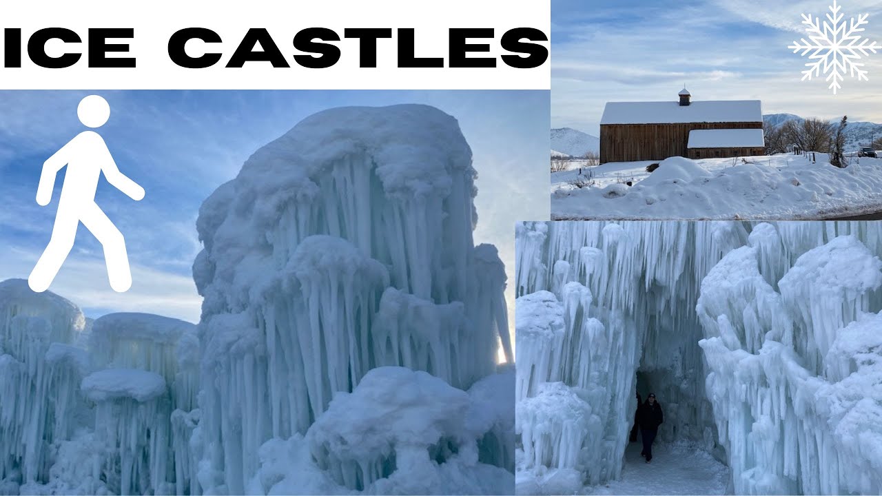 Ice Castles - Midway, UT - Walking Tour - 4K- 2023 - YouTube