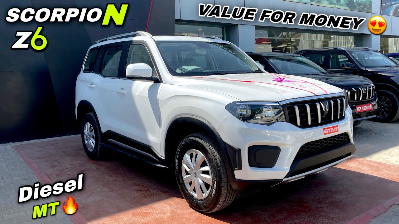 New ScorpioN Z6 Diesel MT ️ Value for Money Variant in 2023🔥 - YouTube