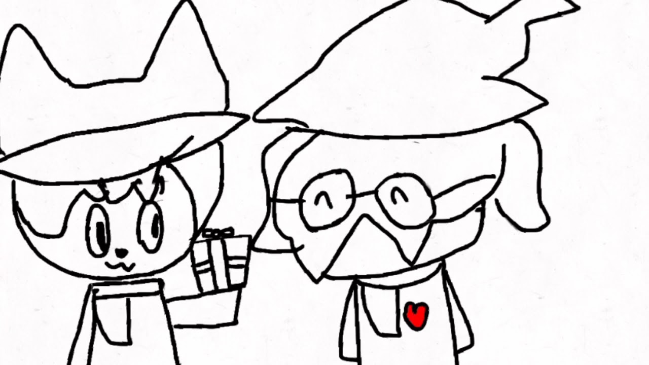 All I want for Christmas is you (Animation Meme) Niko x Ralsei - YouTube