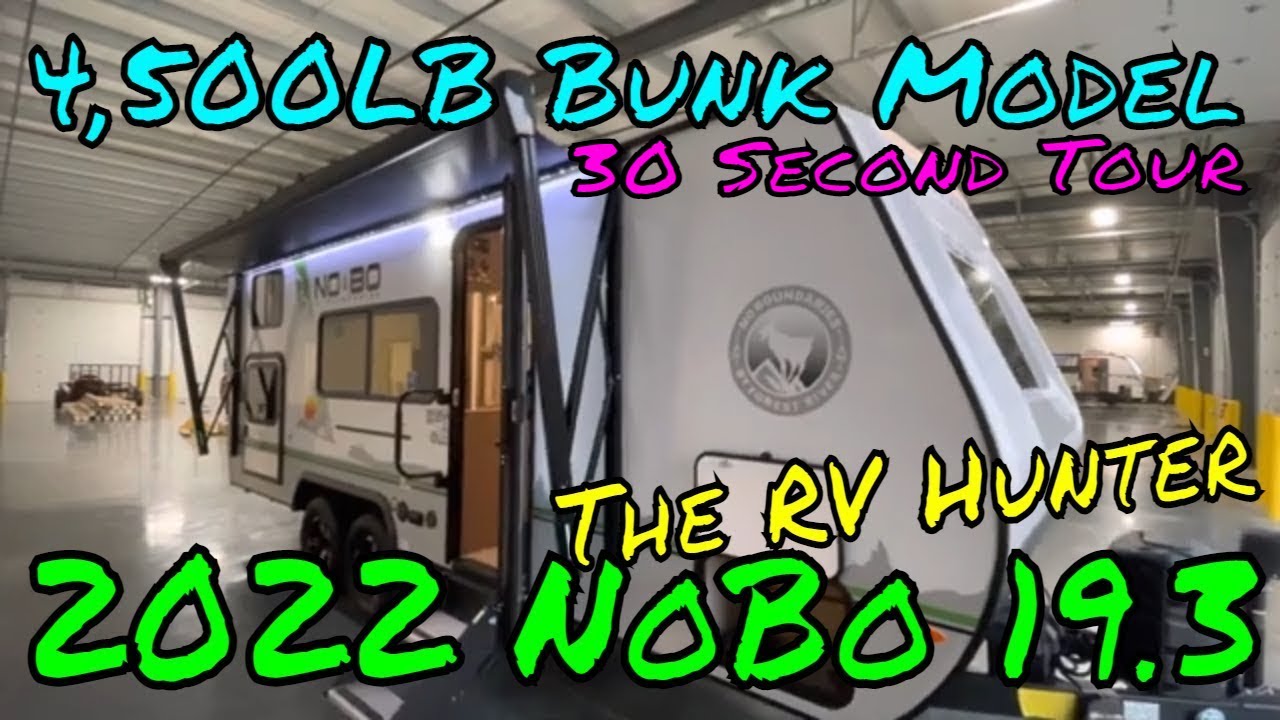 #shorts tour of the 2022 Nobo 19.3 (no boundaries RV) #camping #rv # ...