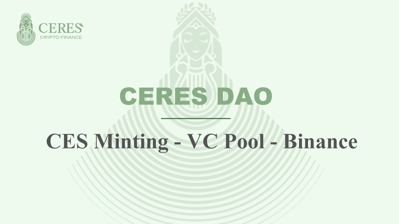 CES Minting - VC Pool - Binance - YouTube