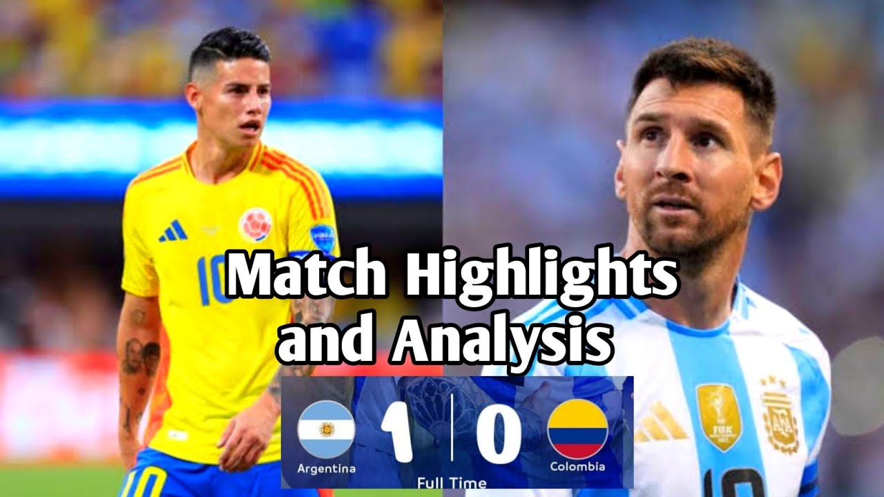 Copa America Final: ARG vs COL Match highlights - YouTube
