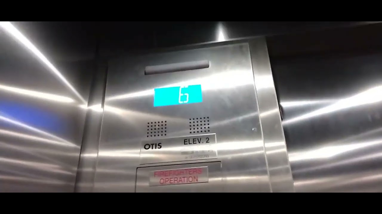 Otis gen2 elevator at the court street garage in Rochester New york ...