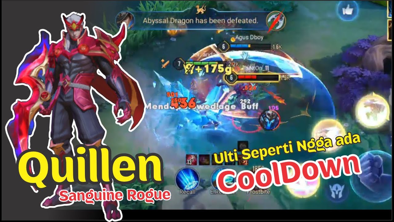 Quillen AOV - Skillnya seperti Tanpa Cooldown - Garena AOV (Arena Of Valor) - YouTube