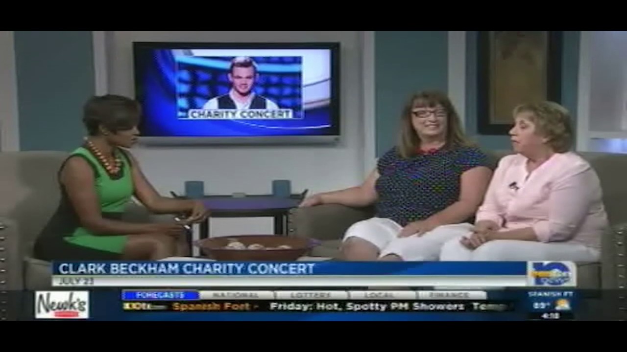 Clark Beckham concert promo - Fox 10 news - YouTube