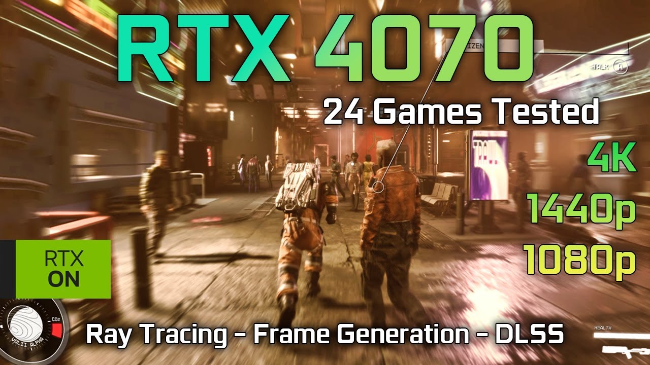 RTX 4070 Tested in 24 Games - 1440p | 1080p | 4K - DLSS/DLAA - Frame ...