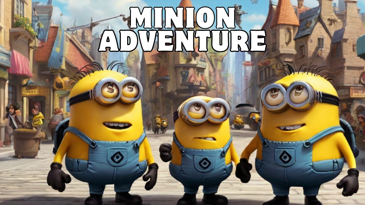 A Minion Adventure Animated Despicable Me 4 / AI cartoon (2024 ...