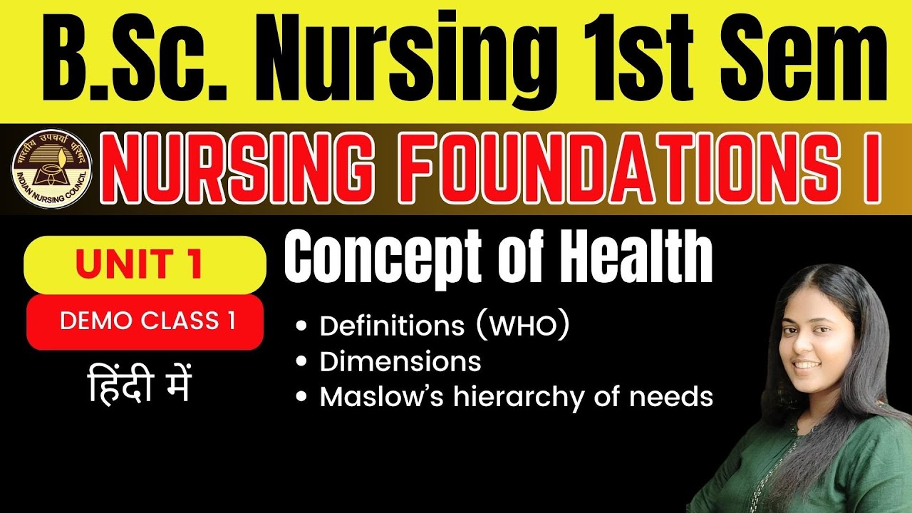 Class 1 | UNIT 1 | Fundamental of Nursing-1 | B.Sc. Nursing 1st Sem ...