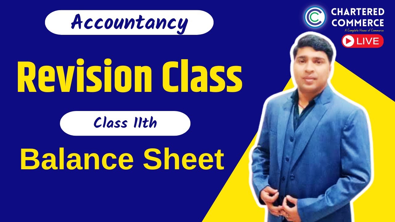 Accounting | Class 12th | Balance Sheet | Full Explanation & Format ...