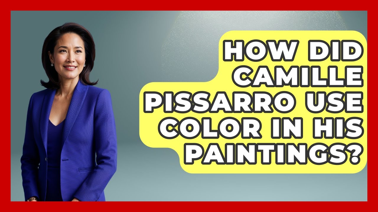 How Did Camille Pissarro Use Color In His Paintings? - Artists Behind ...