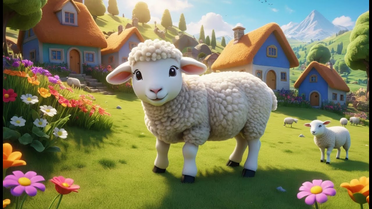 White Sheep, Fluffy and Fat | Fun Sheep Song for Kids | Counting Sheep ...