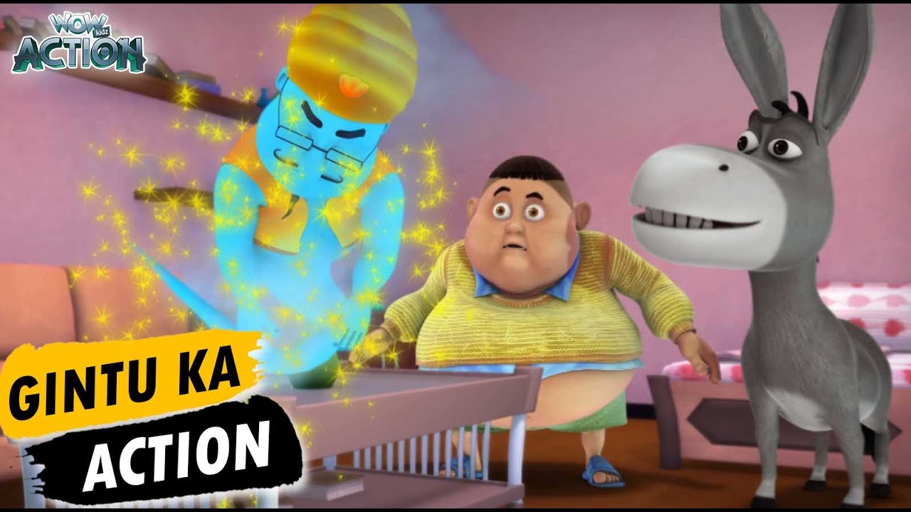 जादुई पंख का Kamal | Gintu Ka Action | 07 | Vir: The Robot Boy | Hindi ...