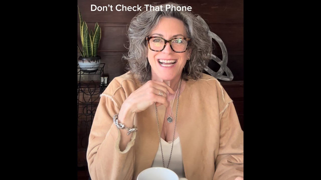 Don't do it!! I know not to check my phone until I have meditated ...