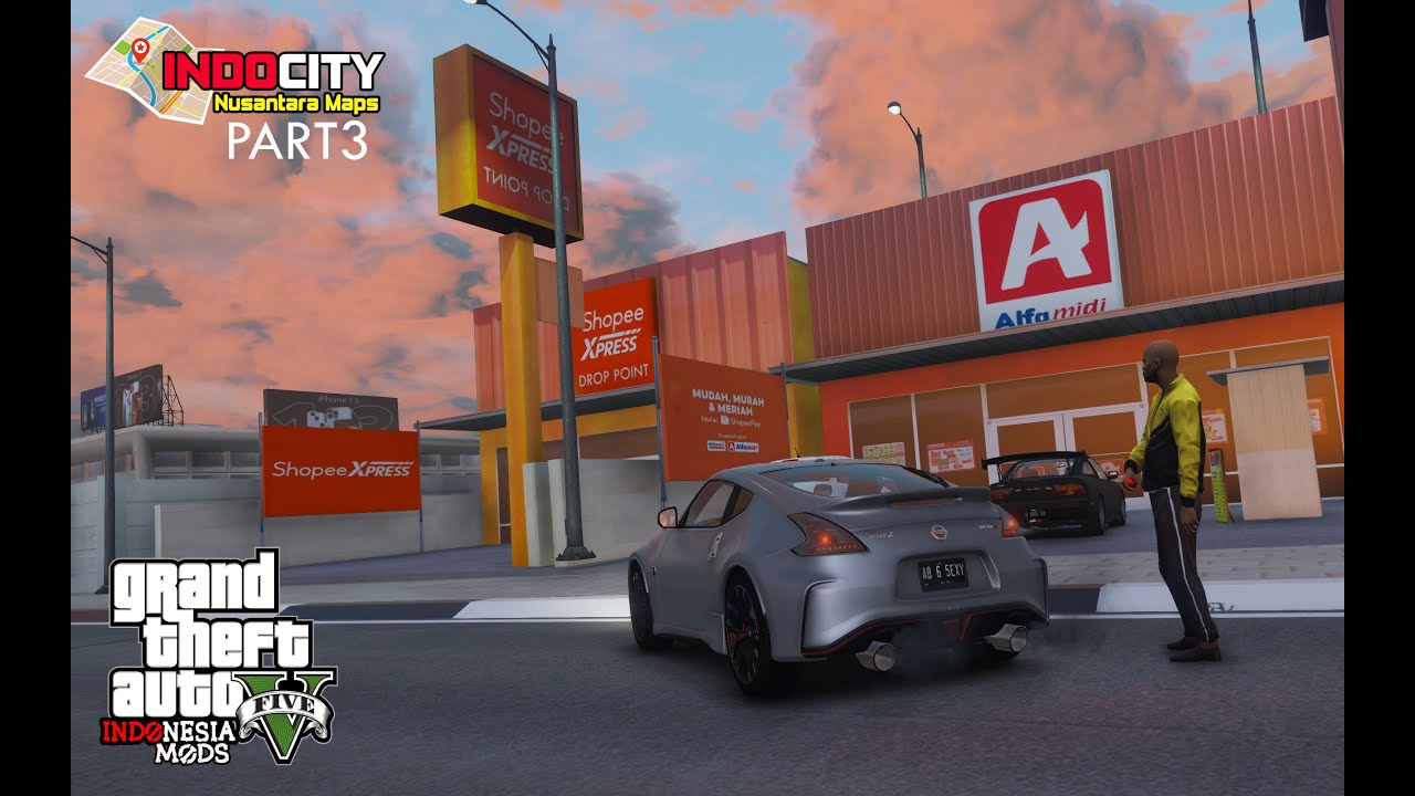Map Indo GTA V PART 3 : Update Bangunan Baru Nuansa Indonesia - YouTube
