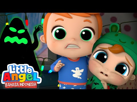 Bayi Kecil Imut Takut Dengan Monster Besar | Lagu Anak-anak | Little Angel Bahasa Indonesia