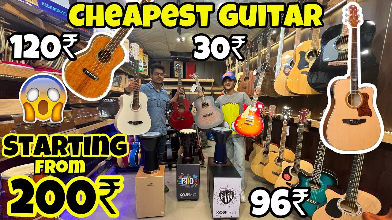 Buy Imported Guitar 🎸in CHEAP 😱🔥|| {Dholak, Violin, Guitar, Flute ...