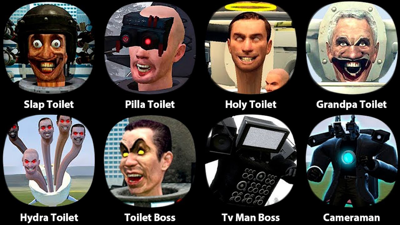 Skibidi Toilet 1-63 All Episodes: Tri Titan, Titan Speakerman, Tv Man ...