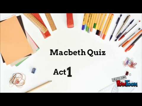 Macbeth Act 1 Scene 2 Quiz - YouTube