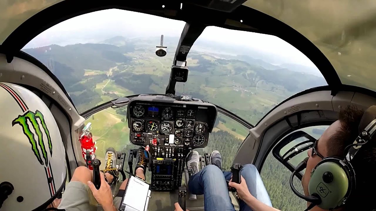 My first "Try to Fly" on a MD500E - YouTube