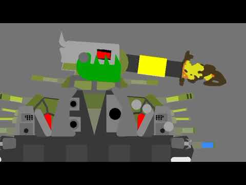 KB-44M vs Cockroach - Cartoon About Tanks - YouTube
