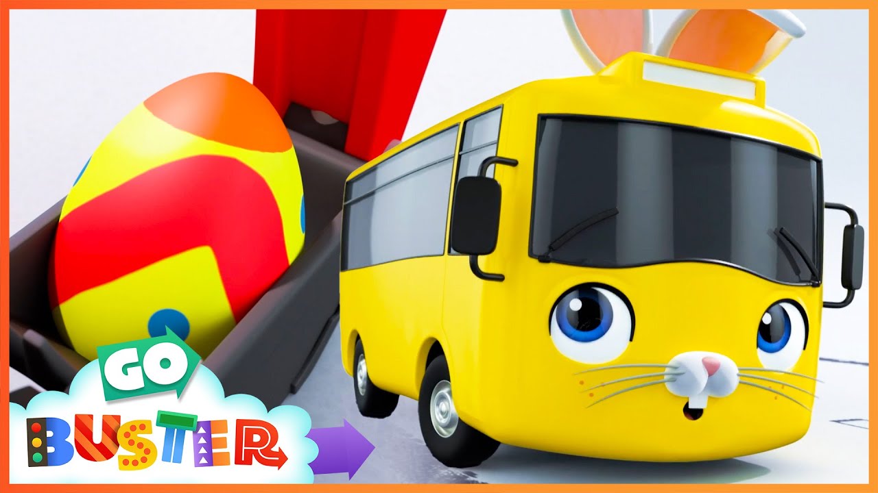 🥚 Easter Egg Hunt with Buster the Bunny🐰 | Go Buster - Bus Cartoons ...
