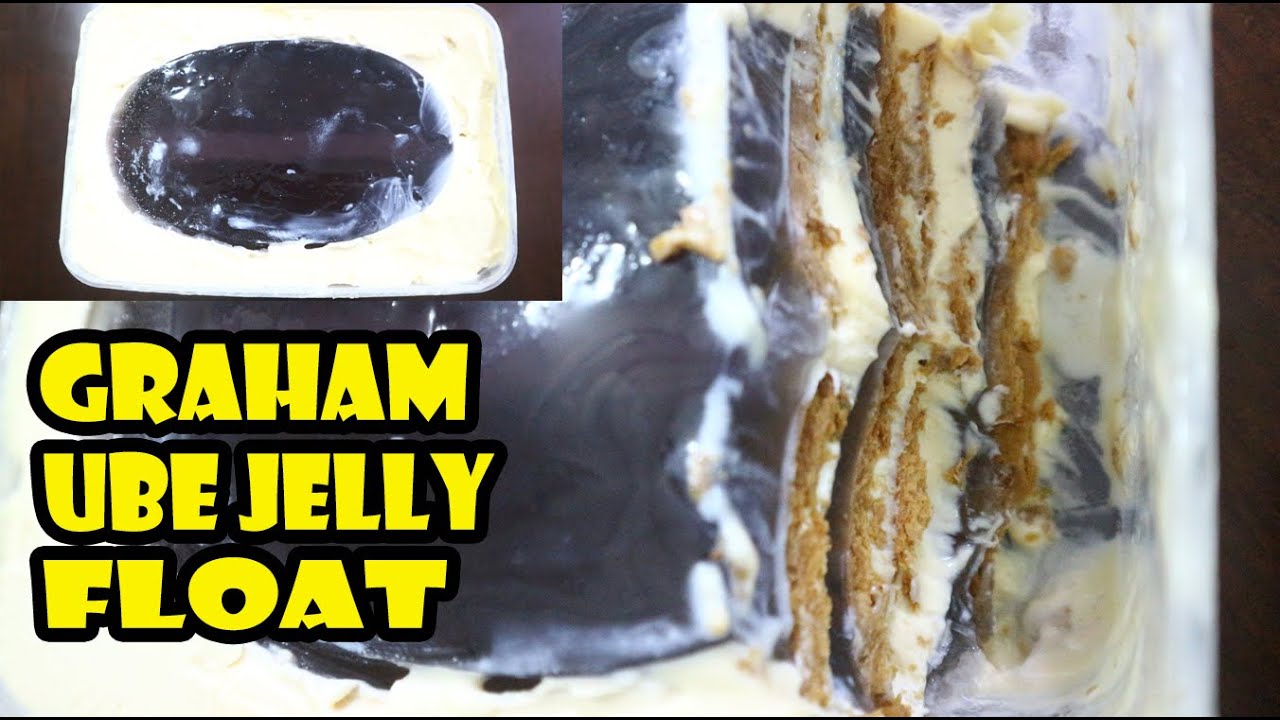 GRAHAM UBE JELLY FLOAT RECIPE | How To Make Ube Jelly Cake - YouTube