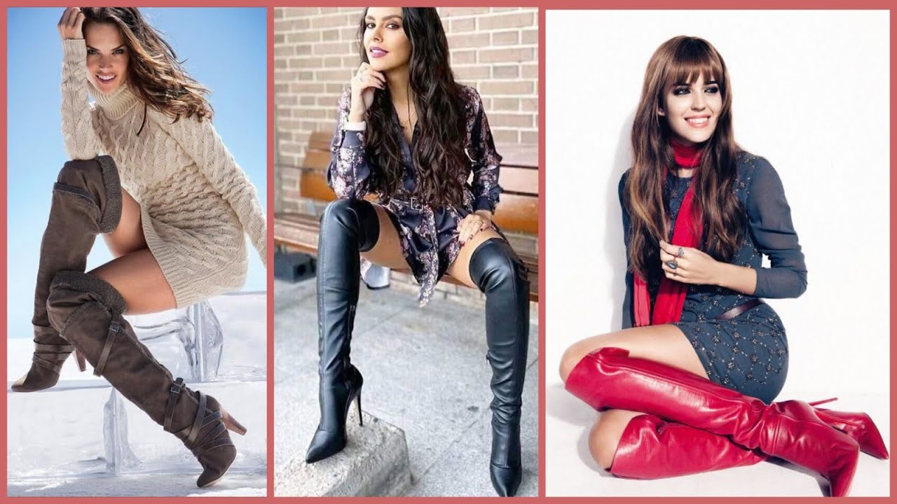 Absolutely Gorgeous Leather Long Shoes For Girls/ Ankle Boots Long ...