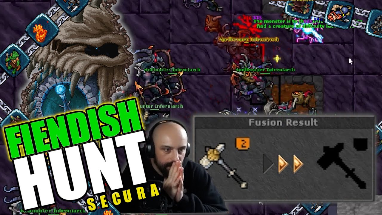 Tierowanie kolejnego itema! | Tibia - Fiendish Hunt 11 - YouTube