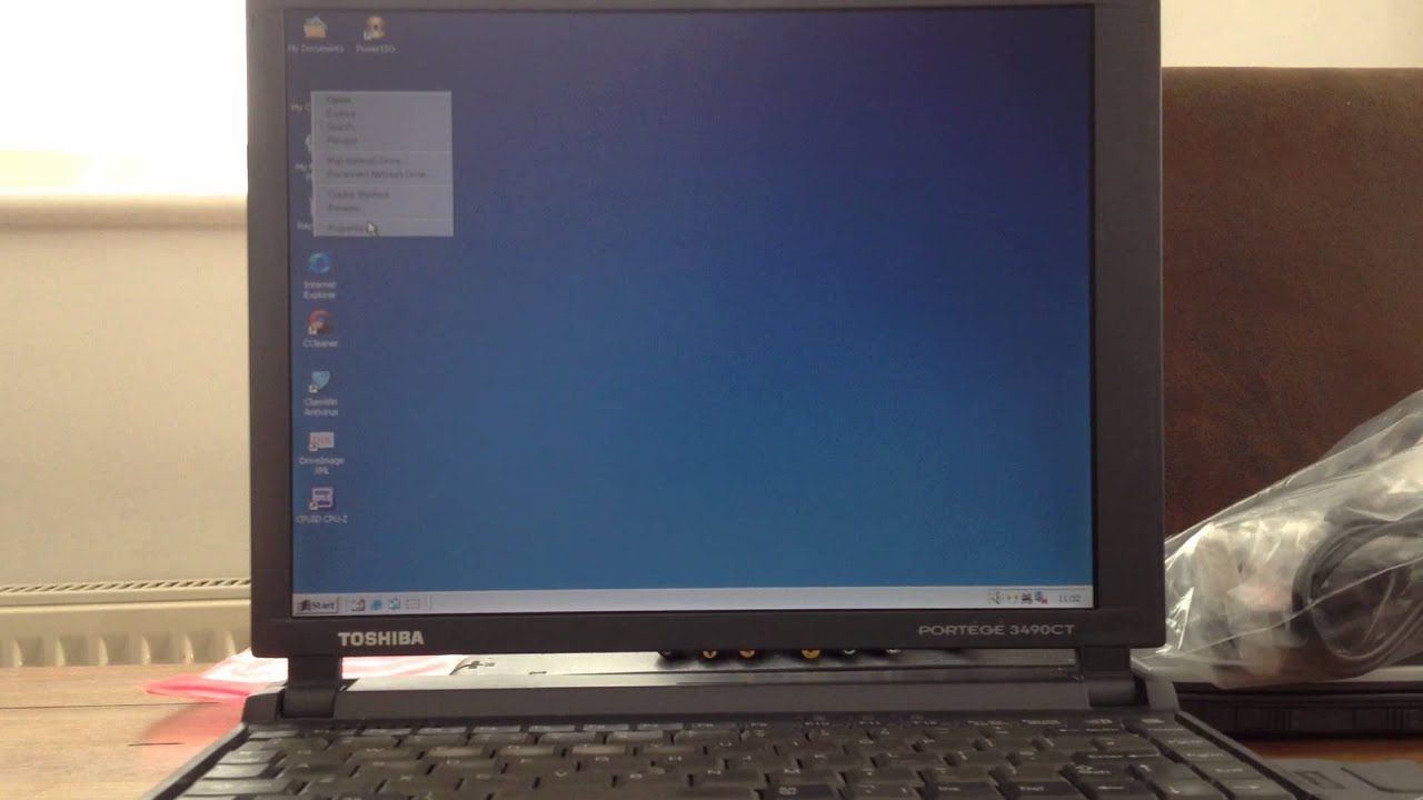 Toshiba Portege 3490CT - Startup - YouTube