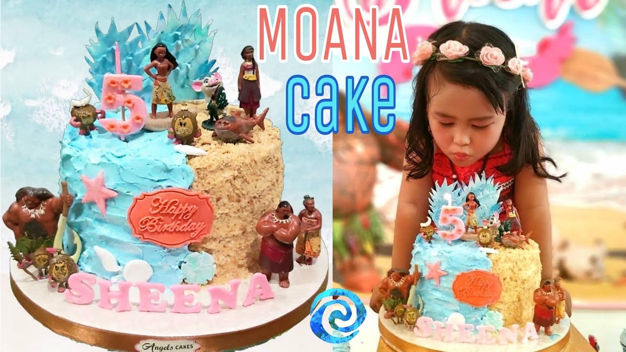 Moana Cake Tutorial - YouTube