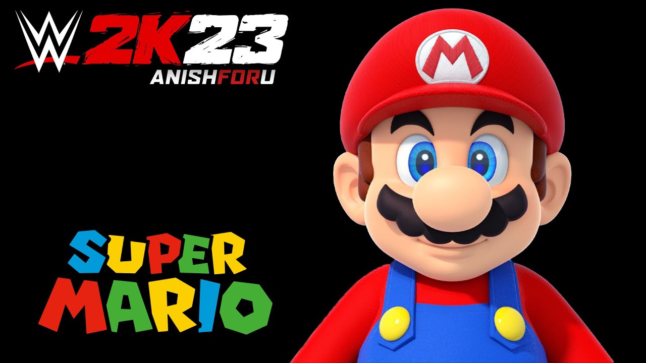 How to make Mario in WWE 2K23 - YouTube
