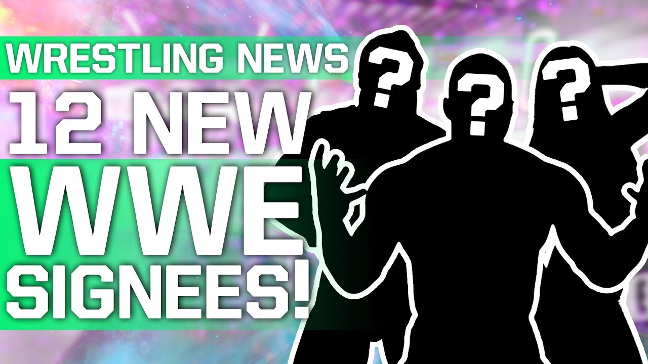 WWE Announce 12 New Signees | Surprise Title Change On Raw - YouTube