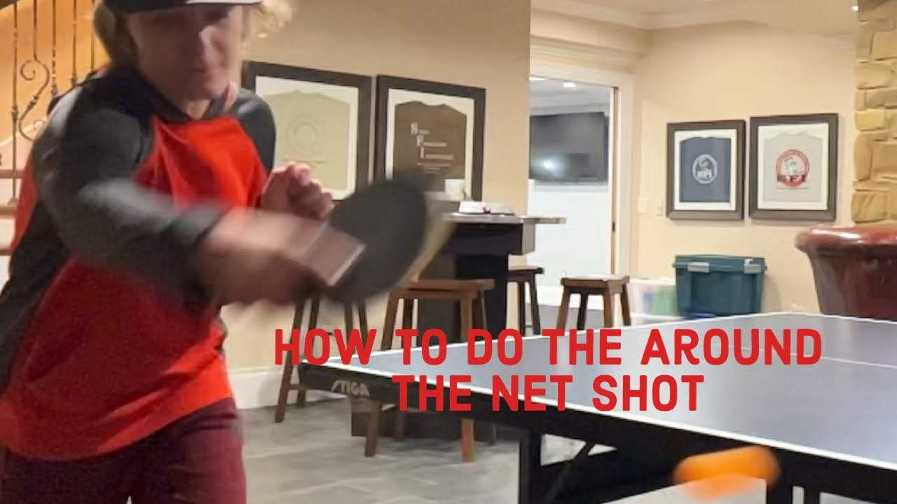 Around the net table tennis shot tutorial! - YouTube