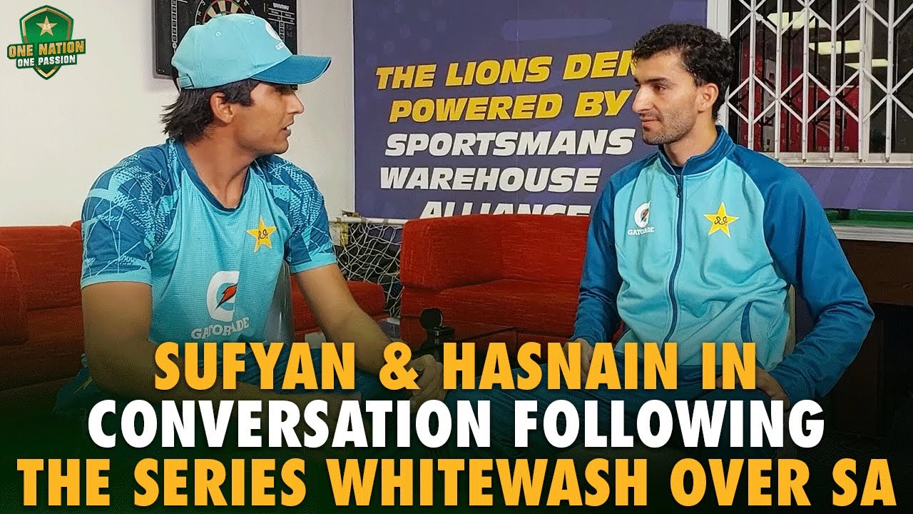 Sufyan Moqim & Mohammad Hasnain in conversation following the series whitewash over South Africa ...