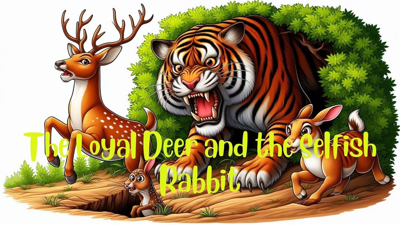 The Loyal Deer and the Selfish Rabbit/Moral story - YouTube